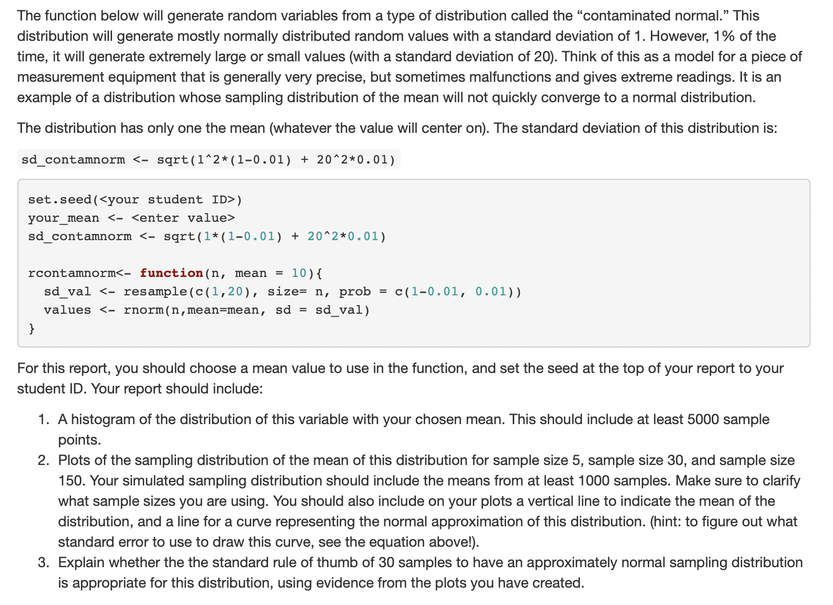 The function below will generate random variables | Chegg.com