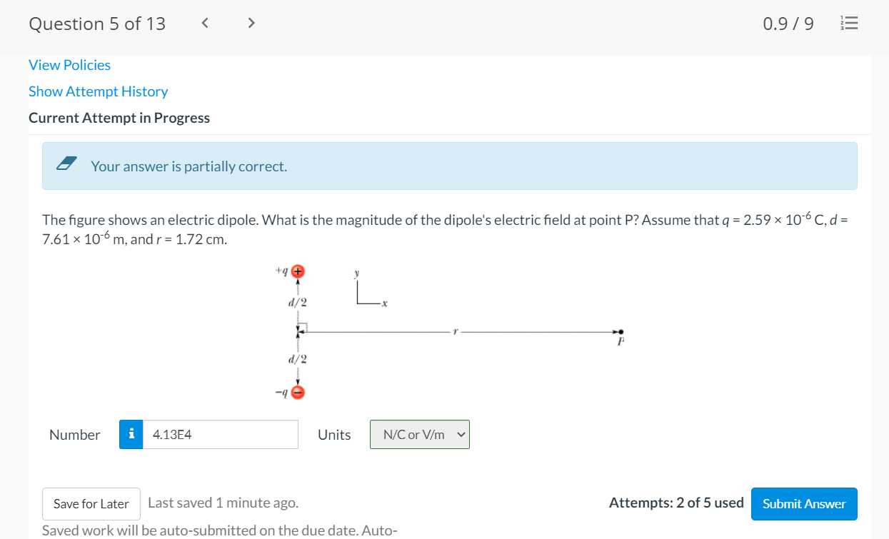 Solved Question 5 of 13 0.9/9 III View Policies Show | Chegg.com