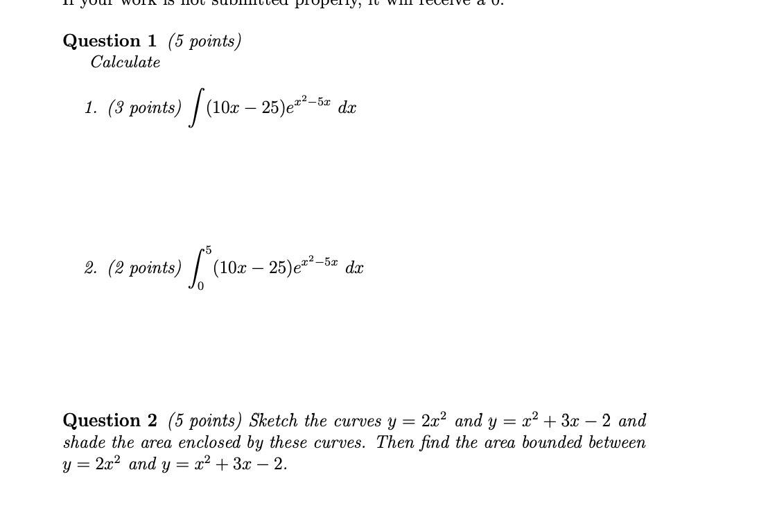 Solved Question 1 (5 points) Calculate 1. (3 points) | Chegg.com Solved Question 1 (5 points) Calculate 1. (3 points) | Chegg.com
