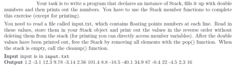 Solved C++ Stack.h #ifndef STACK_H #define | Chegg.com