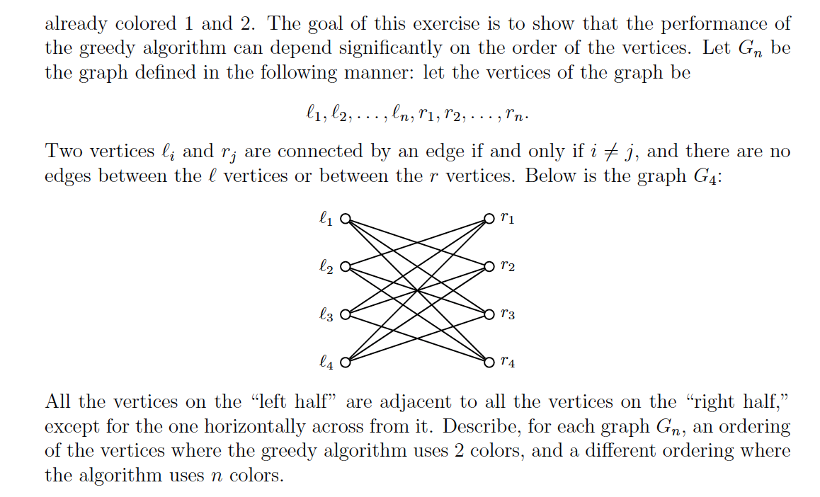 Solved 3. Given a simple graph, a proper coloring is an | Chegg.com