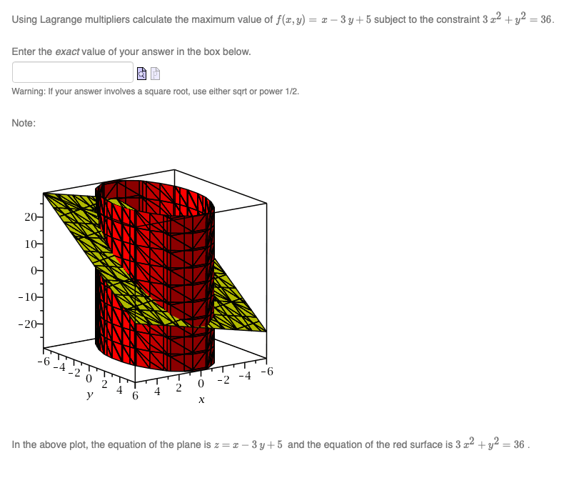 Solved Using Lagrange multipliers calculate the maximum | Chegg.com