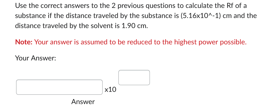 Solved Use the correct answers to the 2 previous questions | Chegg.com