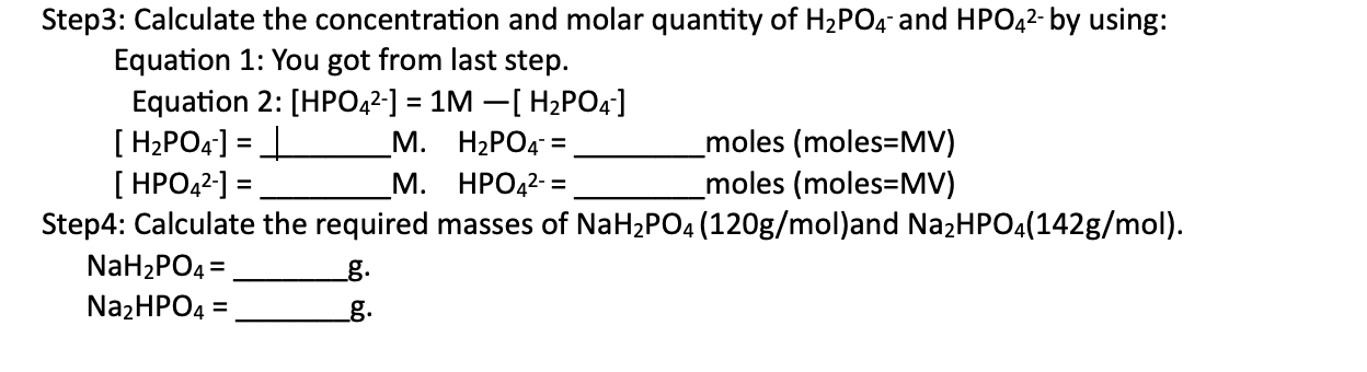 Solved Data Section (Experiment 10: Hydrogen Phosphate | Chegg.com