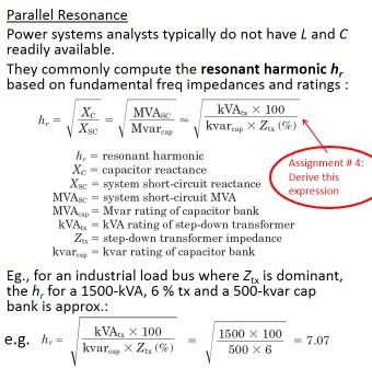 Solved Parallel Resonance Power systems analysts typically | Chegg.com