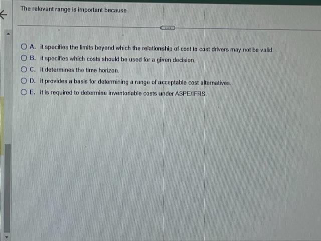 Solved Cost behaviour refers to A. classifying costs as | Chegg.com