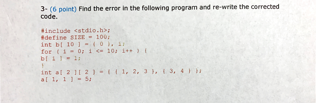 Solved Use proper commenting of the code errors, and it | Chegg.com