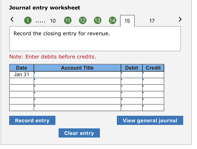 Solved Journal entry worksheet