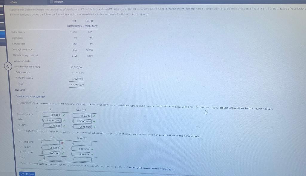 Solved Can you solve the ordering cost, and for non-Jit | Chegg.com