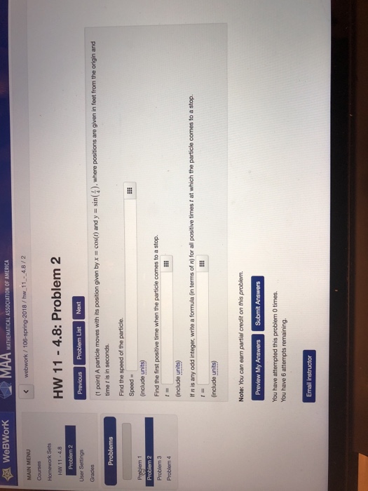 Solved WeBWork OF webwork / 106-spring-2018/hw 11-4.8/2 MAIN | Chegg.com Solved WeBWork OF webwork / 106-spring-2018/hw 11-4.8/2 MAIN | Chegg.com