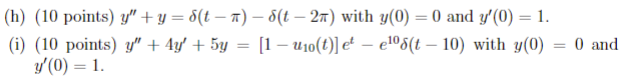 Solved SOLVE THE FOLLOWING INITIAL VALUE PROBLEMS (IVPs) | Chegg.com