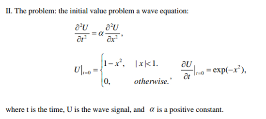 Solved Use MATLAB to solve the wave equation usgin D'lambert | Chegg.com
