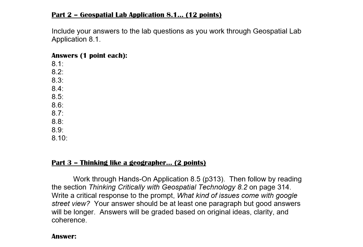 For this lab, you will read chapter 13 and complete | Chegg.com