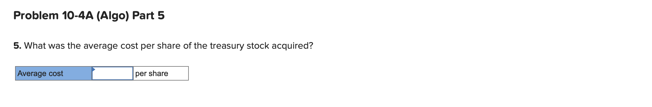 Solved Required information Problem 10-4A (Algo) Analyze the | Chegg.com