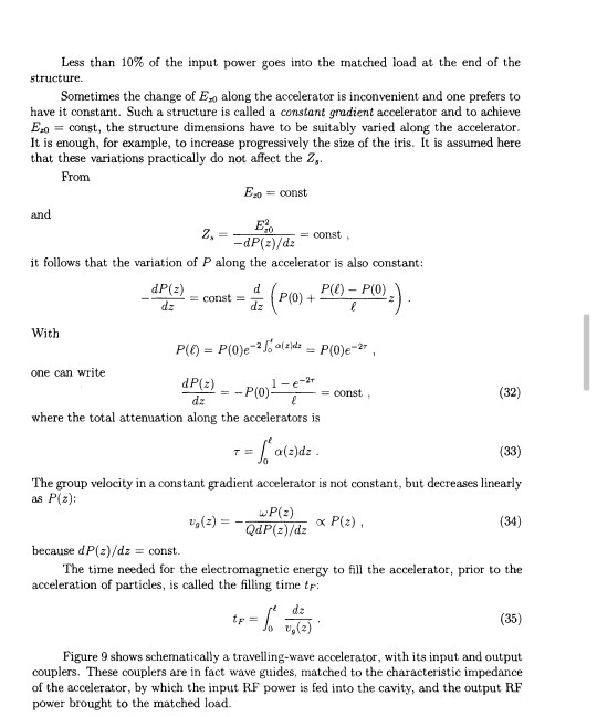 Solved 4 TRAVELLING- AND STANDING-WAVE LINEAR ACCELERATORS | Chegg.com