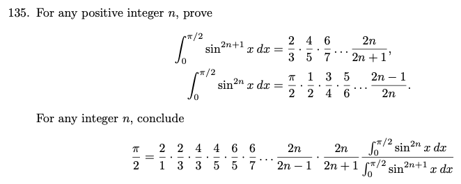 Solved 135. For any positive integer n, prove | Chegg.com