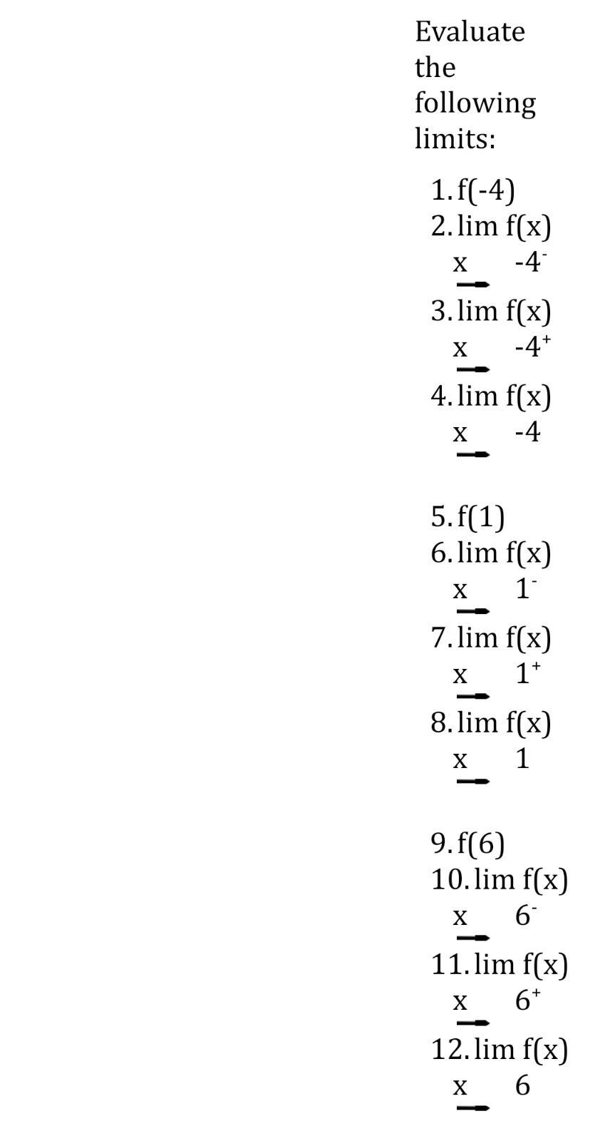 Solved Exercises 1: Evaluate the limit, if it exists. a) lim | Chegg.com
