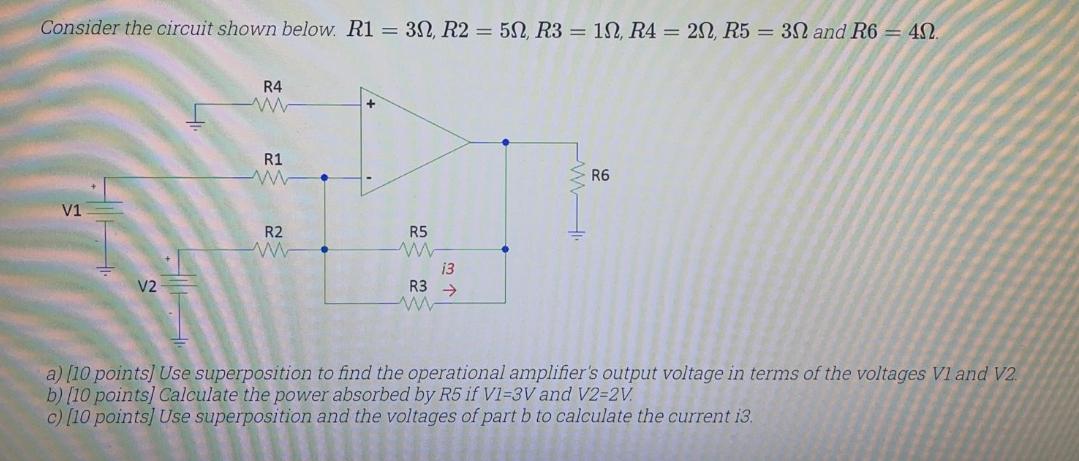 Solved Consider the circuit shown below. R1 = 312, R2 = 512, | Chegg.com