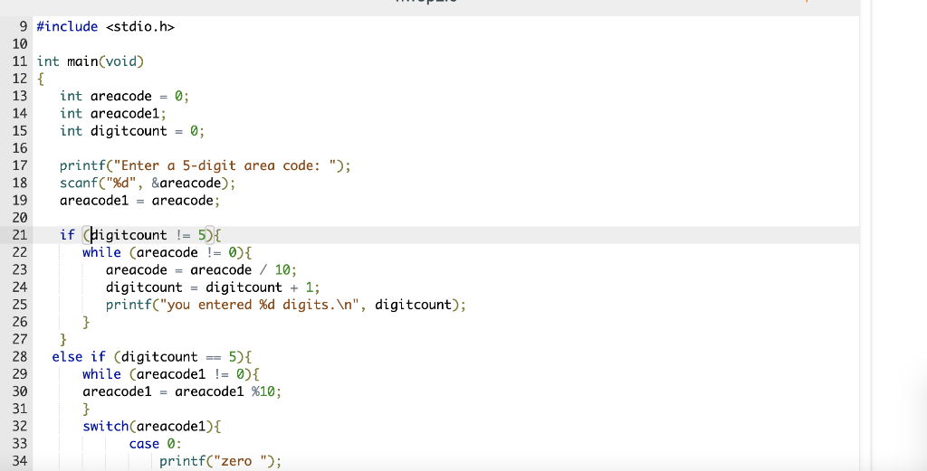 Solved Write a C program that lets a user enter a 5-digit | Chegg.com