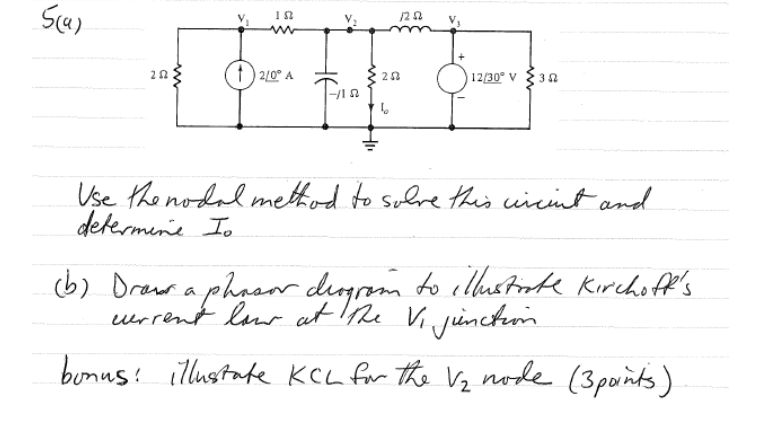 Solved Use the nodal method to suhre this ciicint and | Chegg.com