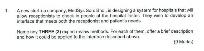 Solved A new start-up company, MedSys Sdn. Bhd., is | Chegg.com