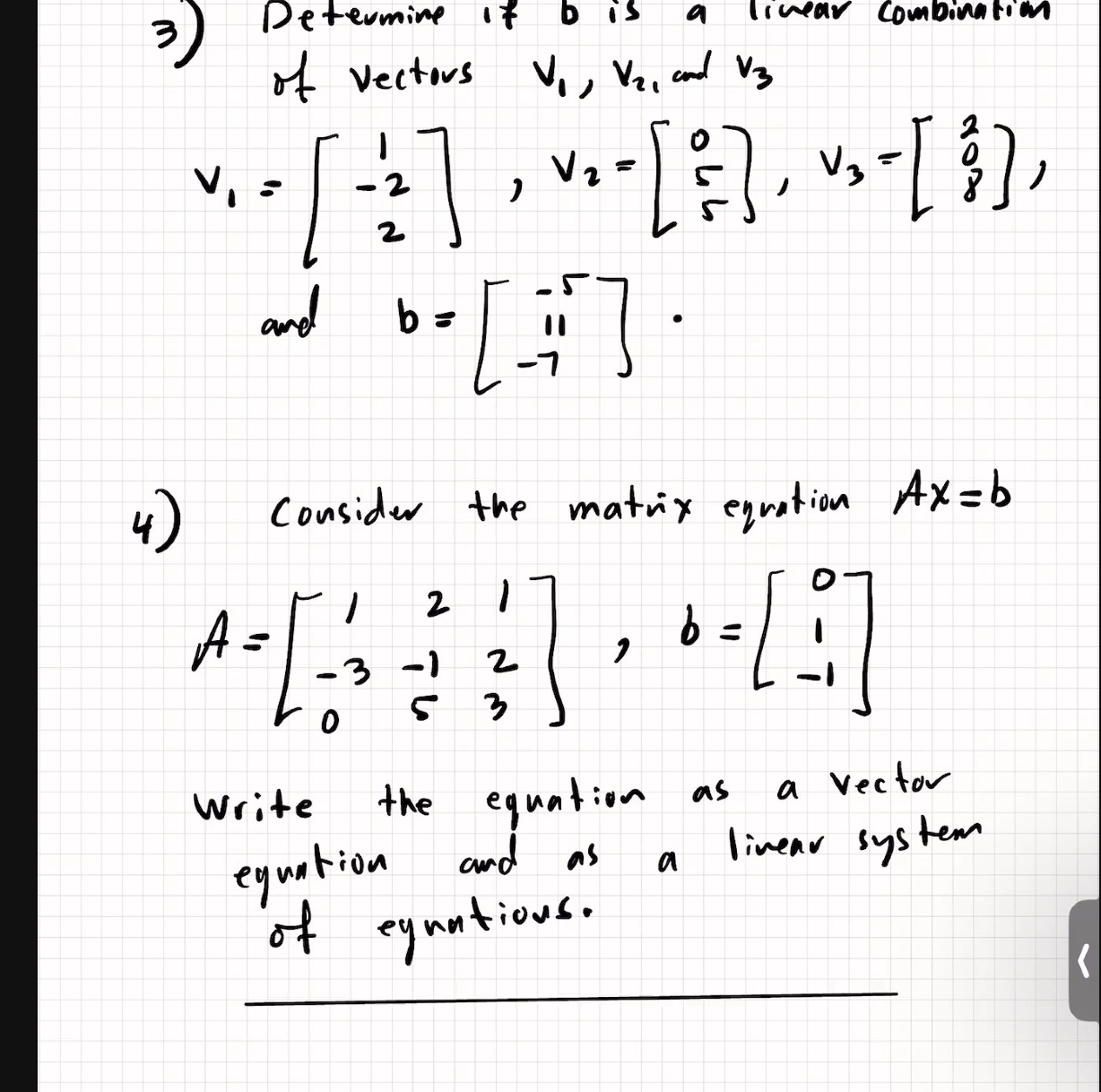 Solved of vectors V1,V2 and V3 | Chegg.com