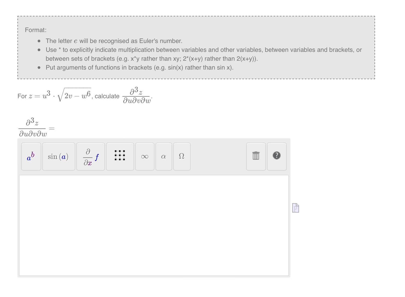 Solved Format: - The letter e will be recognised as Euler's | Chegg.com