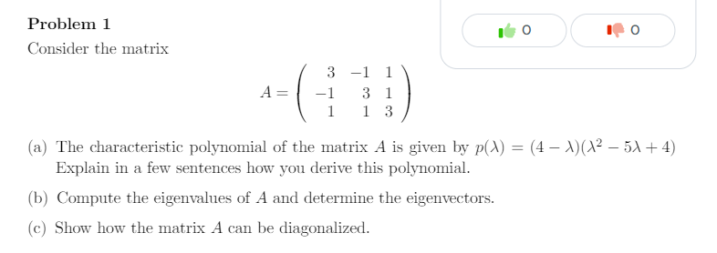 Solved Problem 1Consider the | Chegg.com