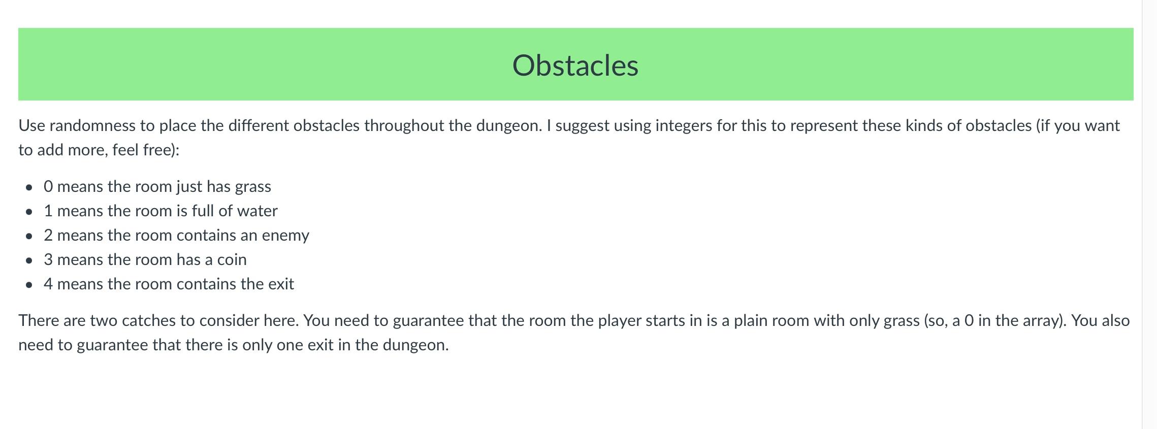 Solved Dungeon Crawler In this homework assignment, you are | Chegg.com