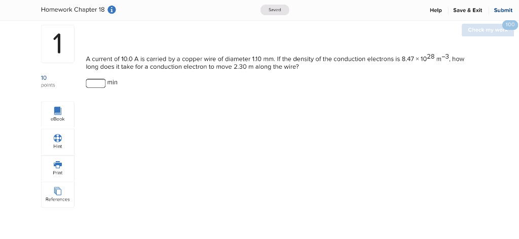 Solved Homework Chapter 18 i Saved Help Save & Exit Submit | Chegg.com