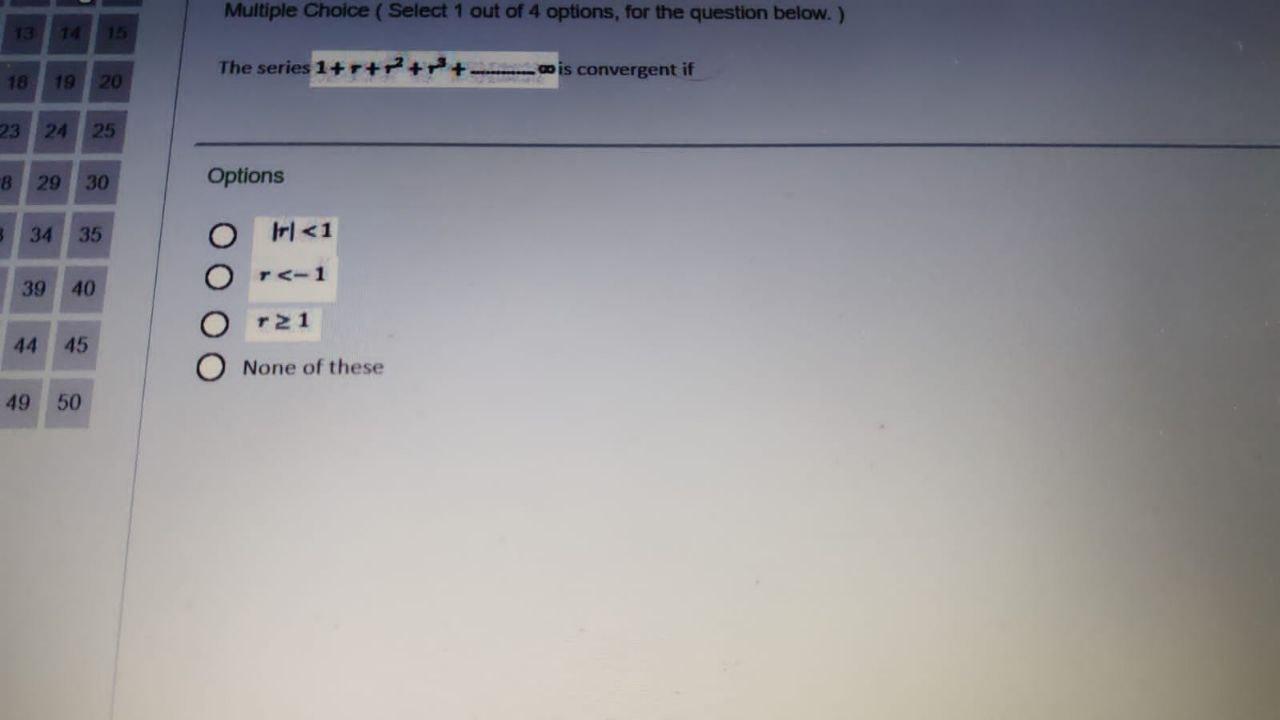 Solved Multiple Choice ( Select 1 out of 4 options, for the | Chegg.com