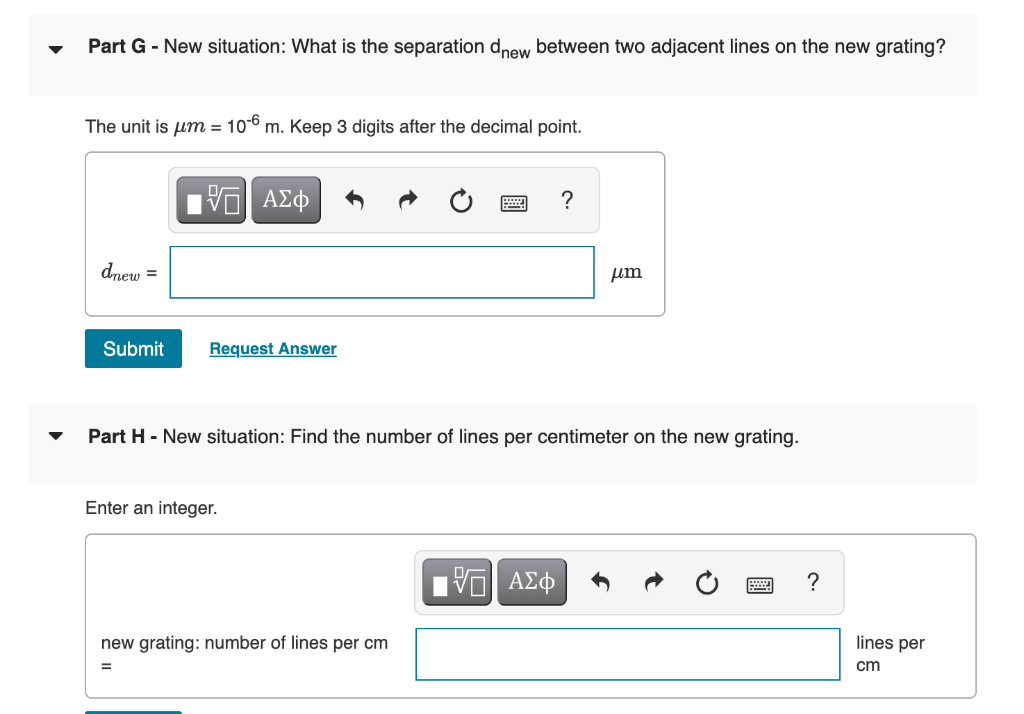 Learning Goal: Grating (also called diffraction | Chegg.com