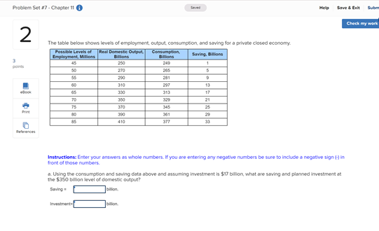 Solved Problem Set 17 - Chapter 11 Help Save & Exit Subm | Chegg.com