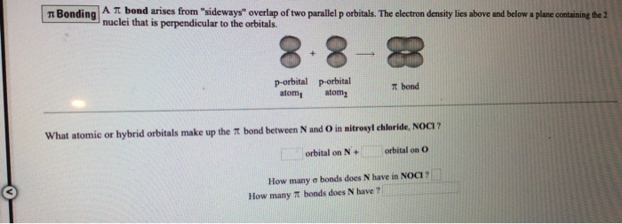 T Bonding A Tt bond arises from "sideways" overlap of | Chegg.com