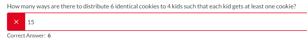 Solved How many ways are there to distribute 6 identical | Chegg.com