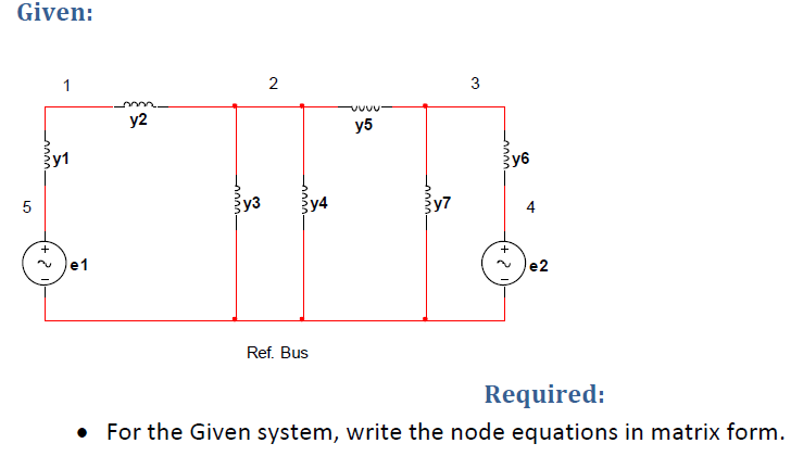 Solved Given: Required: - For the Given system, write the | Chegg.com