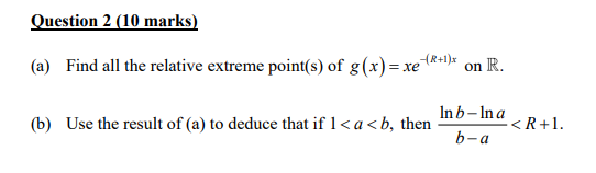 Solved (a) Find all the relative extreme point(s) of | Chegg.com