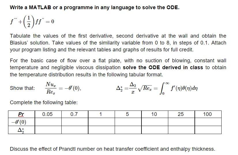 Solved Write A Matlab Or A Programme In Any Language To 