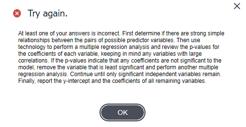 Solved Х * Try again. At least one of your answers is | Chegg.com