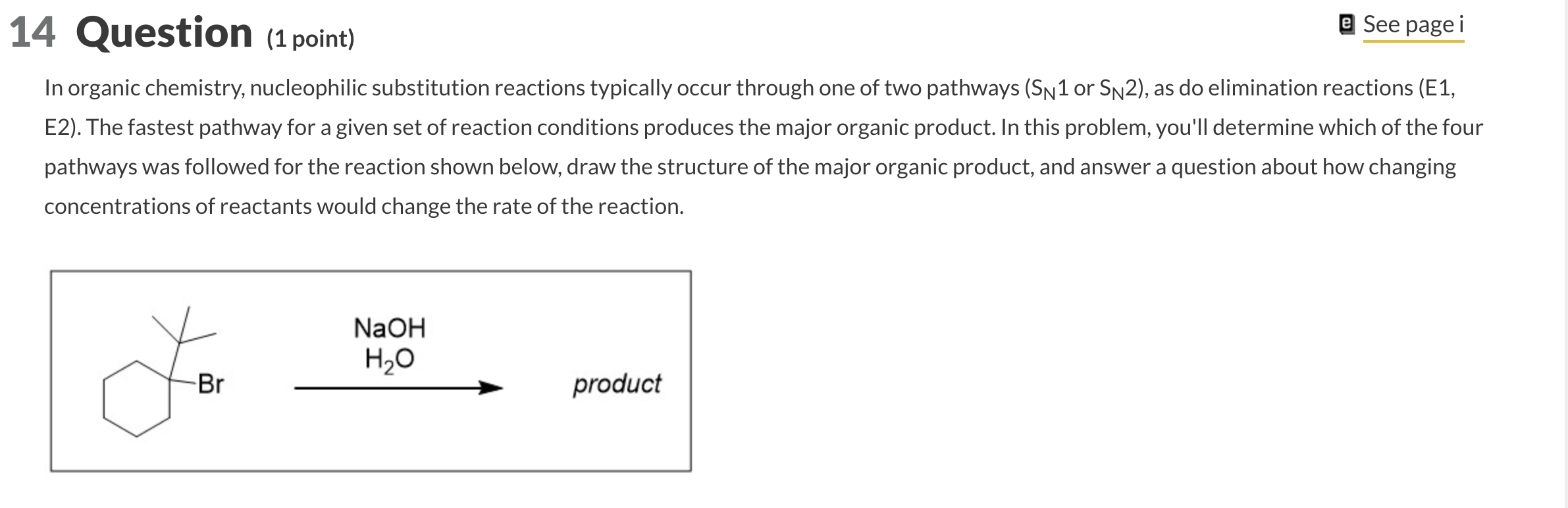 Solved 14 ﻿Question (1 ﻿point)In organic chemistry, | Chegg.com