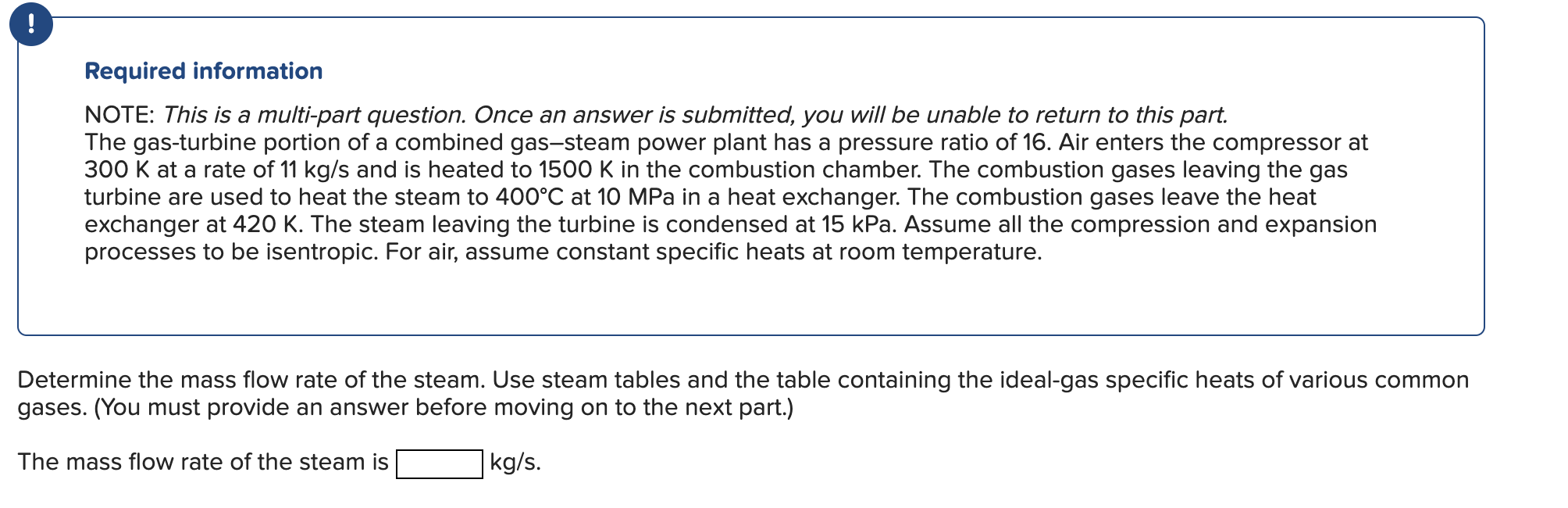 Solved (b) the net power output, and (c) the thermal | Chegg.com