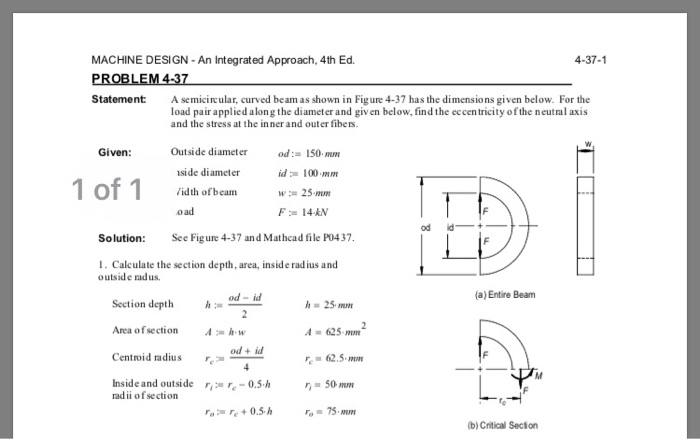 Solved MACHINE DESIGN -An Integrated Approach, 4th Ed. | Chegg.com