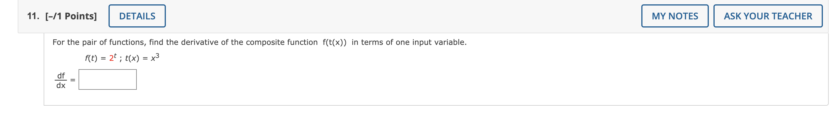 Solved For the pair of functions, find the derivative of the | Chegg.com