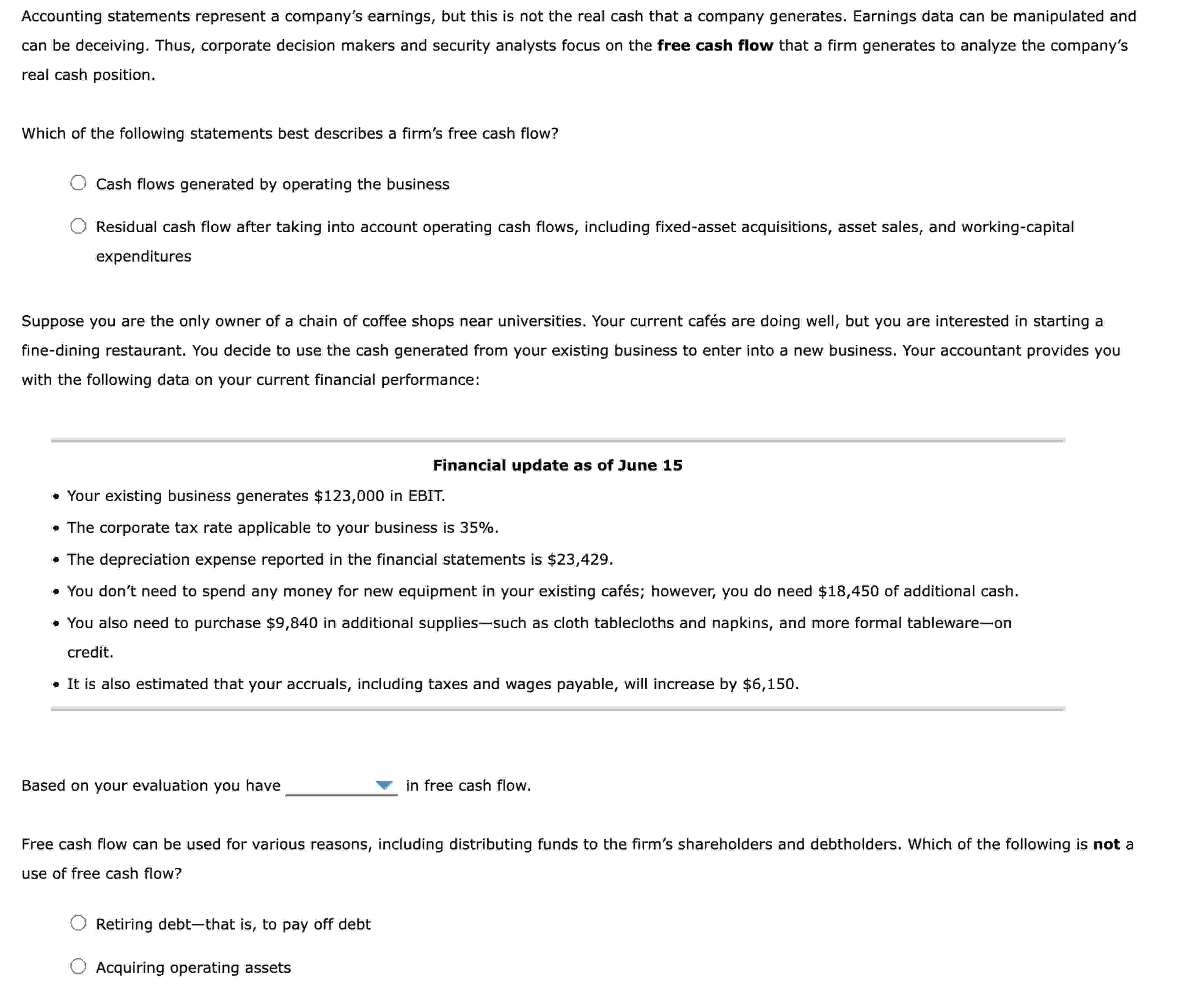 Solved Accounting statements represent a company's earnings, | Chegg.com