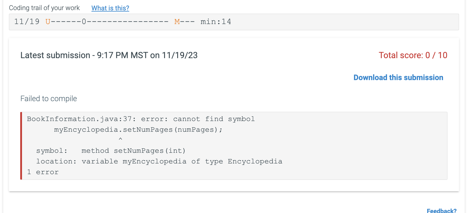 Solved Hi, can someone help me fix my error? Question: Given | Chegg.com
