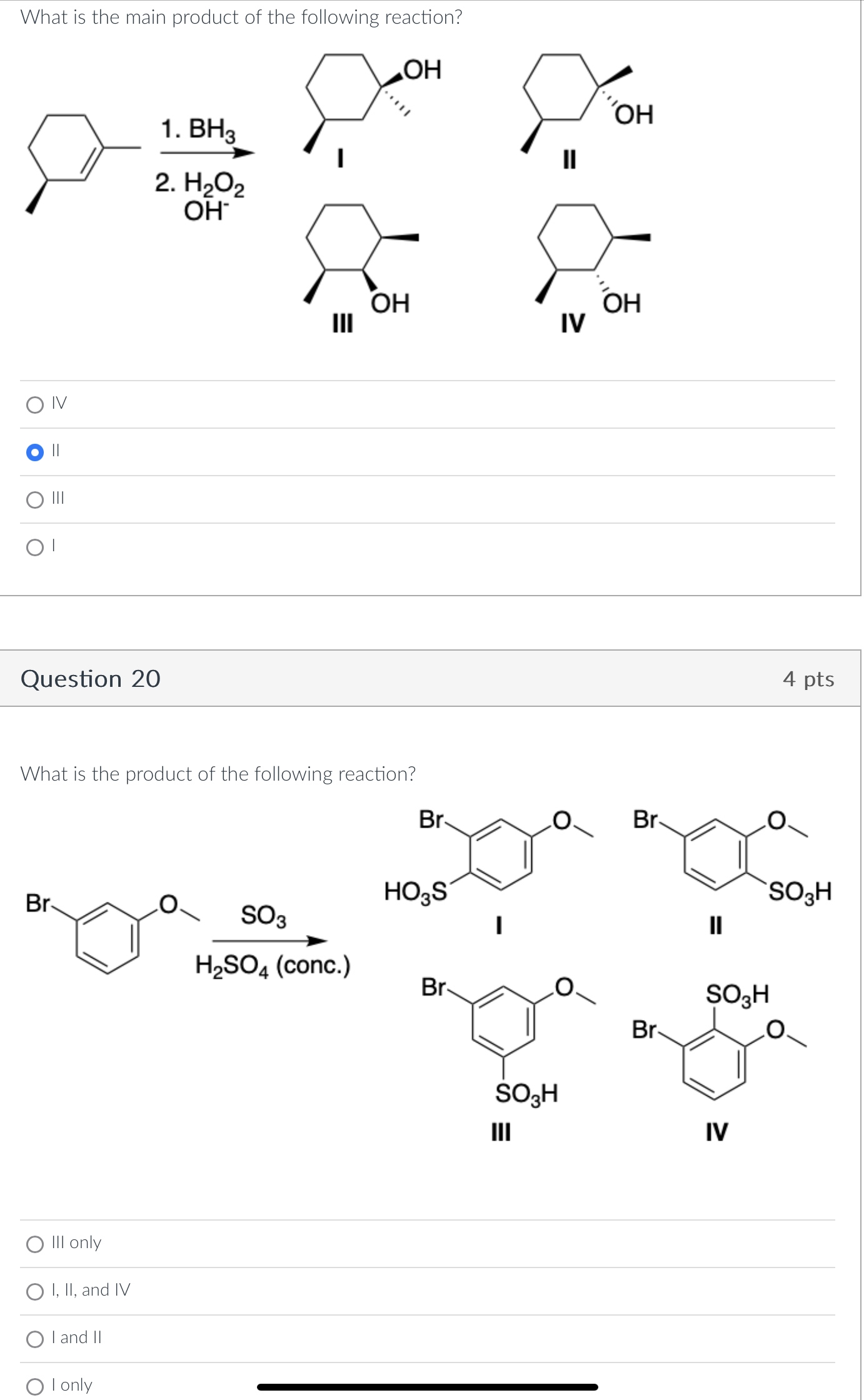 Solved What is the main product of the following reaction? | Chegg.com