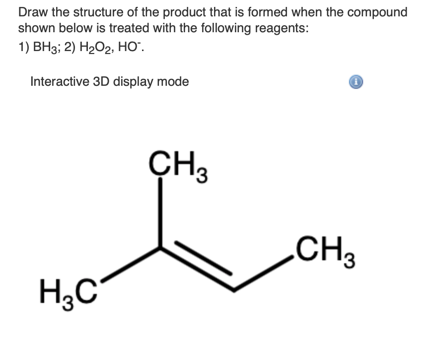 Solved Draw the structure of the product that is formed when | Chegg.com