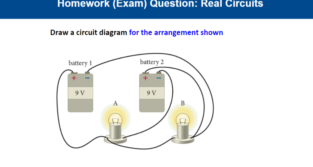 Solved Homework (Exam) Question: Real Circuits Draw a | Chegg.com