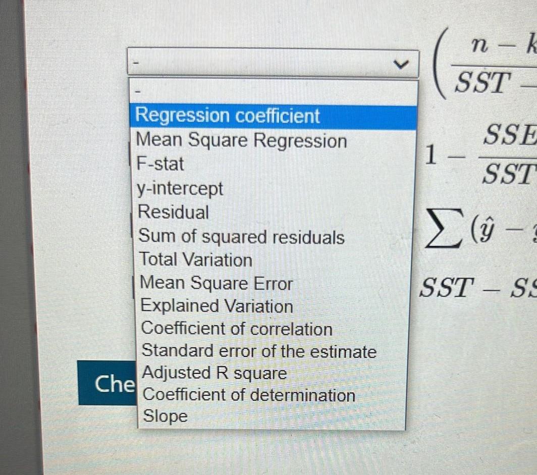 Solved Match each of the following regression formulas with | Chegg.com