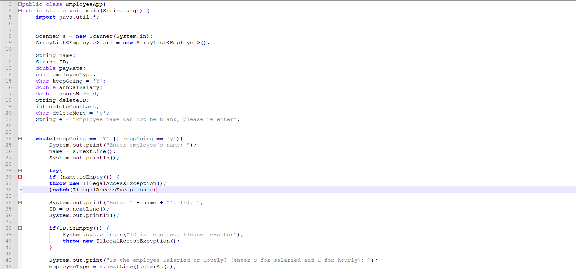 Solved (Javascript, exception handling, almost done) need | Chegg.com
